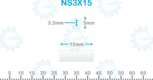 Nylon Stand Off 3.2X15 Without Thread