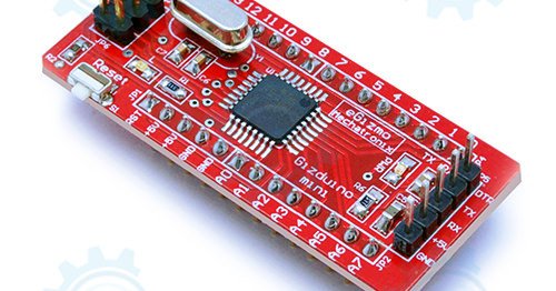 gizDuino Mini with ATmega328 (with pins)