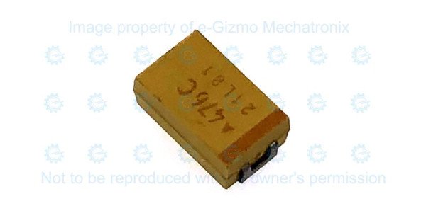 AVX 47uF/16V Tantalum Capacitor SMD EIA EIA 7343-31