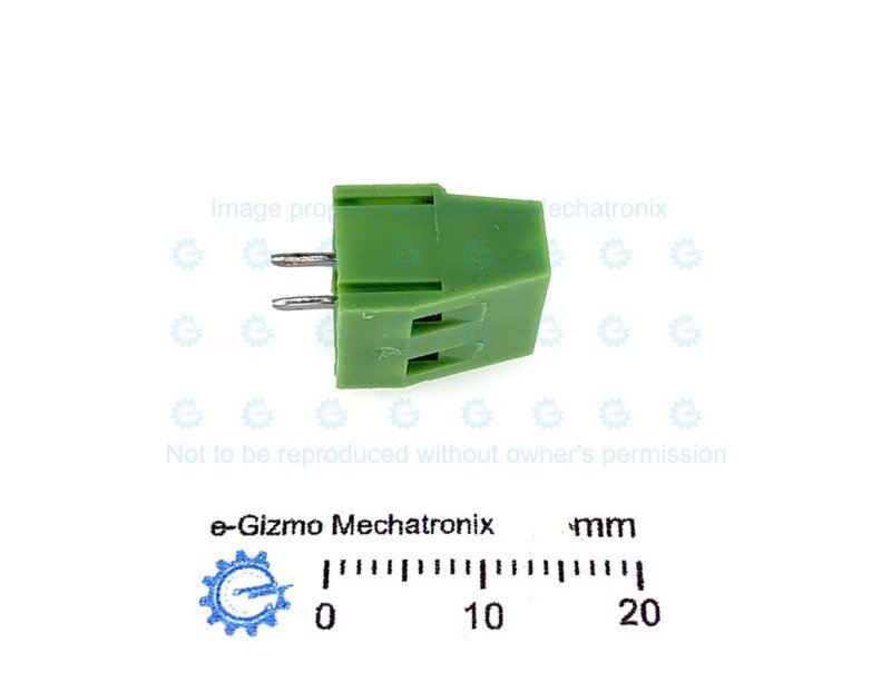 MF128-2 2 pole Screw Terminal Connector PCB Mounting 10A 5mm Pitch