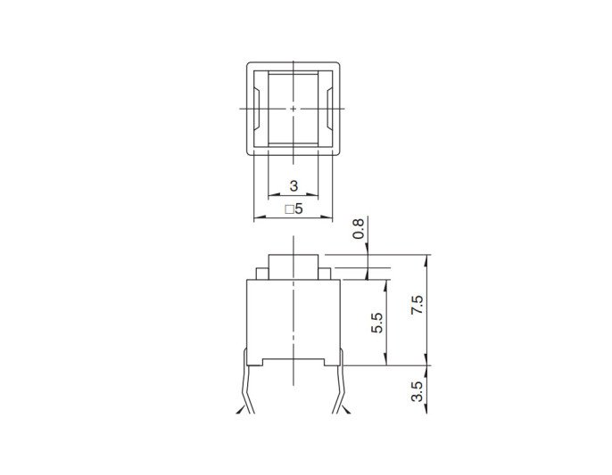 Tack Switch 4pins