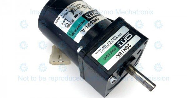 Reversible 100V 6W AC Motor 2RK6GN-A with 2GN18K Gearhead [USED]